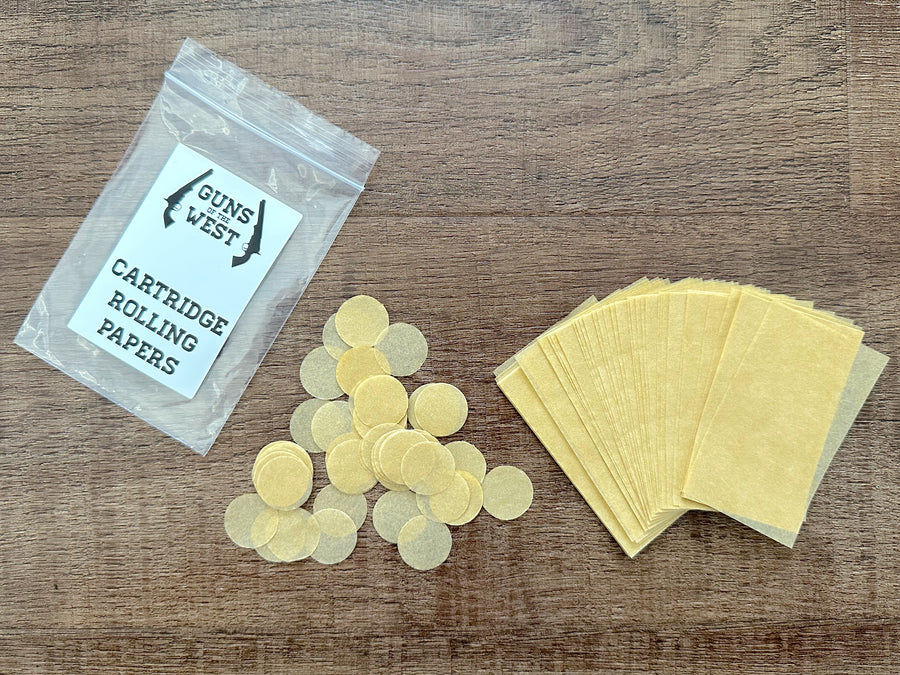 Paper Cartridge Rolling Papers – Guns of the West